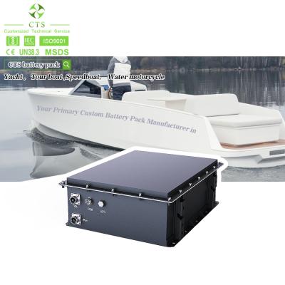 China High Voltage Marine Battery System 150Ah 200Ah 48V 72V 96V 144V 307V Lithium Battery Pack for Electric Boat Ship Vessel for sale