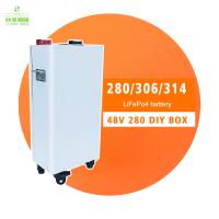 China 48V 51.2V 16S DIY Battery Kit with 200A BMS for 280Ah/304Ah Cells Empty Enclosure Heating Film LCD Display Included for sale