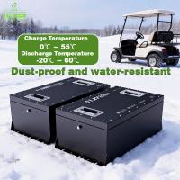 China CTS 48V 64V 72V 105Ah 50Ah Electric Golf Cart Battery Lightweight High Efficiency Durable Performance for sale