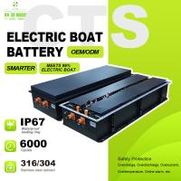 China CTS 96V 200Ah 300Ah 400Ah 20kWh 30kWh 40kWh LiFePO4 Marine Lithium Battery Solution IP67 Waterproof For Catamaran and boat for sale