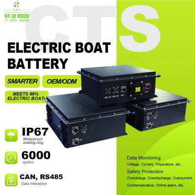 China CTS 307.2V 50Ah 20kWh Marine Lithium Battery Pack with IP67 Protection for Electric Yachts for sale
