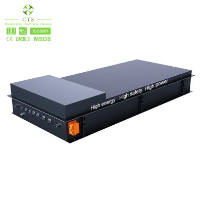 China CTS 345V 400V 80kWh Electric Vehicle Battery LiFePO4 System with Liquid Cooling for Electric Bus OEM Solution for sale