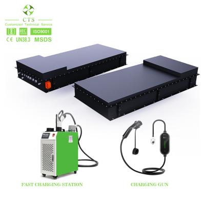 China CTS 345.6V 230Ah LiFePO4 Battery System with Liquid Cooling for Electric Vehicles and Trucks for sale