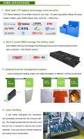China CTS OEM ODM 24V 48V 280Ah LiFePO4 Battery Pack for AGV Industrial Robot Power System for sale