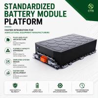 China CTS 614V 100Ah 300Ah 400Ah Lifepo4 Lithium Battery System with PDU for Agricultural Machinery Electric Tractor OEM ODM for sale