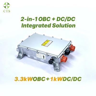 China IP67 2-in-1 EV On Board Charger and DC DC Converter Combo with 20KW Output for Electric Vehicles for sale