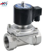 China Customizable Voltage PU Stainless Steel 2 Way Hot Water Solenoid Valve Normally Closed for sale
