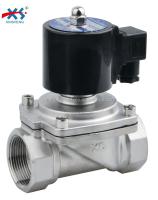 China Customizable Voltage PU Stainless Steel 2 Way Hot Water Solenoid Valve Normally Closed for sale