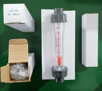 China LZS-15 Plastic Tube Rotameter Flow Meter for 10-600l/h Flow Range and 0.6Mpa Pressure for sale