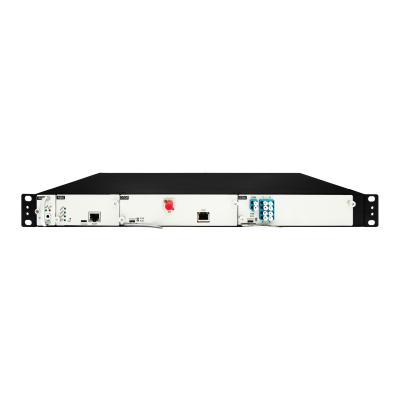 China OLM Fiber Optic Cable Monitoring System 1U Rack DWDM Chassis 4 Slot OTDR OSW for sale
