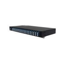 China ODM AAWG DWDM MUX DEMUX 80 96 Channels Low Insertion Loss 1U Rack for sale