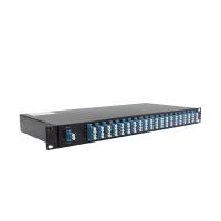 China ODM AAWG DWDM MUX DEMUX 80 96 Channels Low Insertion Loss 1U Rack for sale