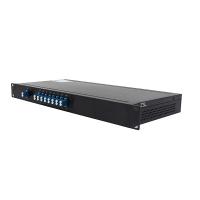 China 16ch 100GHz DWDM MUX DEMUX Passive Multiplexer Demultiplexer 1U Rackmount for Fiber Capacity Increase for sale