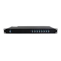 China 8CH DWDM Multiplexer Network Device For Multiplexing Dual Fiber 1U Rack for sale