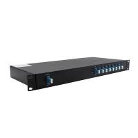 China 8CH DWDM Multiplexer Network Device For Multiplexing Dual Fiber 1U Rack for sale