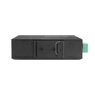 China Industrial 4 Port Unmanaged Ethernet Switch DC 9-52V IP40 DIN Rail for sale