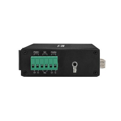 China Industrial 5 Port PoE Switch 4 RJ45 1 SFP Gigabit DC48V 10/100Mbps Unmanaged Outdoor for sale