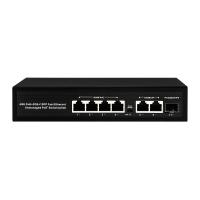 China Industrial PSE POE Ethernet Switch 8 Port 110V High Speed for sale