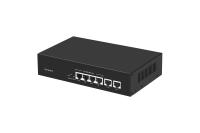 China Uplink Power POE Ethernet Switch Hub 4 Port High Performance for sale