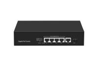 China 6 Port Gigabit PoE Switch with 4 PoE Ports 1 RJ45 1 SFP 60W 52V for sale