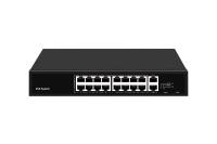 China 16 Port PoE Switch 2 Gigabit Uplink RJ45 SFP Outdoor Ethernet Switch 250m Extend for sale