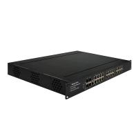 China Custom Gigabit Managed PoE Switch 24 Port 100Mbps 24 RJ45 Industrial Ethernet Switch for sale