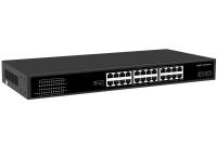 China 26 Port Gigabit PoE Switch with 24 PoE+ Ports and 2 SFP Slots 52Gbps Switching Capacity for sale