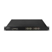 China 16 Port Gigabit Managed Industrial PoE Switch 4 SFP 10Gb Uplink 340W for sale
