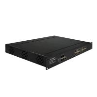China 16 Port Gigabit Managed Industrial PoE Switch 4 SFP 10Gb Uplink 340W for sale