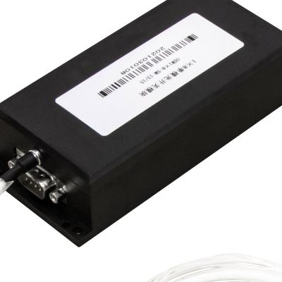 China 1x8 TTL Optical Fiber Switch 850 1310 1550nm SM MM Low Loss Protection for sale