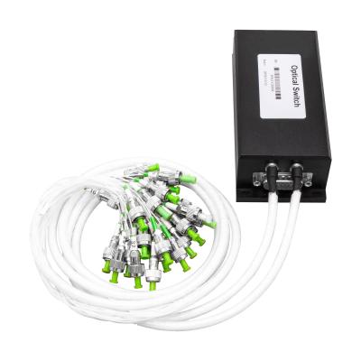 China OSW1xN RS232 Optical Fiber Switch SM 850/1310/1550nm High Reliability 1x128 for sale