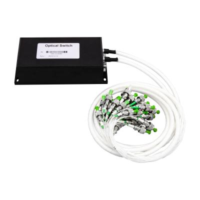 China 1x24 TTL Optical Fiber Switch 850nm 1310nm 1550nm SM MM High Reliability Protection for sale