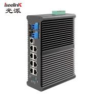 China Managed 10 Port Industrial Fiber Bypass Switch 10/100/1000Mbps 2.5G SFP 8 RJ45 for sale