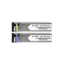 China Hot Pluggable Singlemode 20KM 1.25G Industrial Fiber Module Single LC Optics Interface for sale