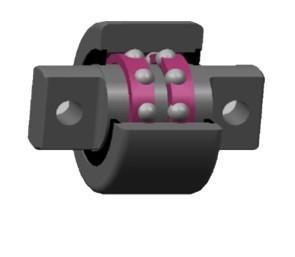 China Sealed Axle Forklift Mast Roller Bearings Abec-3 Precision 180707k for sale