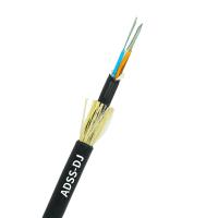 China Low Loss  ADSS Fiber Optic Cable 36 core G652D Strong tensile Double Sheath Jacket PE material  Aramid yarn for sale