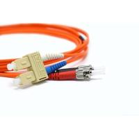 China Duplex Patch Cord  LC-to-ST  Om3 om4 Multimode 2.0mm 3.0mmFiber Efficiency high speed Network Equipment for sale