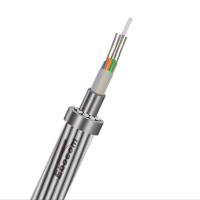 China China Opgw Fiber Optic Cable Manufacturer 12 24 36 Fibers Composite Overhead Ground Wire  Price for sale