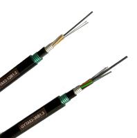China Heavy Duty GYTA33 Steel Wire Armored Fiber Optic Cable for Direct Buried Outdoor Use with 48 Core for sale