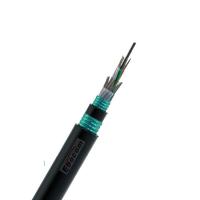 China High quality  GYTA53 Fiber Optic Cable 60 core with G652D strength communication for sale