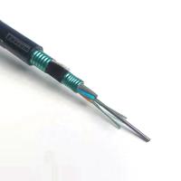 China High quality  GYTA53 Fiber Optic Cable 60 core with G652D strength communication for sale