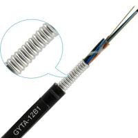 China Outdoor GYTA Fiber Optic Cable 80 core steel  directly burial  internet construction for sale