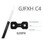 China Indoor GJFXH FTTH drop cable Singlemode 4 core g657A Friber Optical FTTH lszh comunication wire distribution for sale