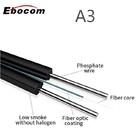 China FTTH Fiber Optical Cable G657a2 Fiber 1km Factory Price 2 Core Black g652d g657a networking for sale