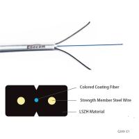 China High quality GJXH Indoor FTTH Optical Fiber Cable 2core Single Mode G657A G652D single mode multi mode lszh jacket for sale
