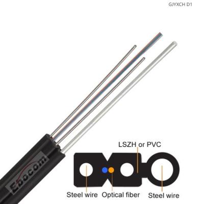China GJYXCH FTTH Optical Fiber Cable  G657A Single Mode Fiber Outdoor/Indoor application telecommunications wire distribution for sale