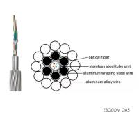 China OPGW 72B1-150 Optical Ground Wire Cable 72 96 144 Core for 110KV 220KV Transmission Lines for sale