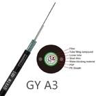 China High tension resistance Outdoor GYXTW Fiber Optic Cable 2 4 6 8 12 24core Networking for sale