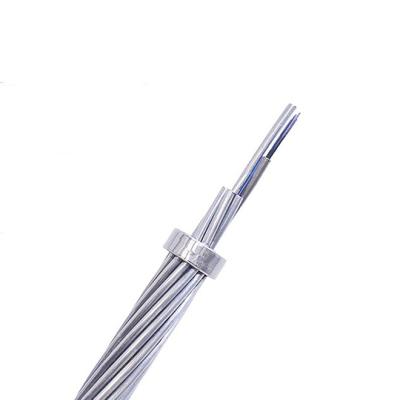 China AA Layer OPGW 48 Core Fiber Optic Cable Stranded Single Mode G652 Ground Wire Outdoor Aerial Dielectric for sale