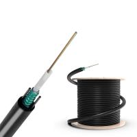 China Low loss GYXTW Optical Fiber Cable 12 24 core G652D for aerial and duct laying for sale